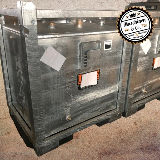 Wilms Doppelwandiger Stahltank für 1.000 Liter *Maschinen & Co.* in ... Wilms Doppelwandiger Stahltank für 1.000 Liter *Maschinen & Co.* in ...