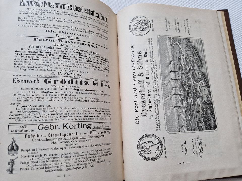 Die Art der Wasserversorgung der Städte des Deutchen Reiches 1883 in ... Die Art der Wasserversorgung der Städte des Deutchen Reiches 1883 in ...