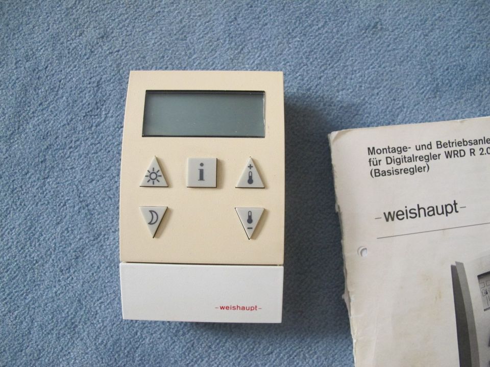 Weishaupt WRD R 2.0, Digitalreger / Heizungsregler / Basisregler in ... Weishaupt WRD R 2.0, Digitalreger / Heizungsregler / Basisregler in ...