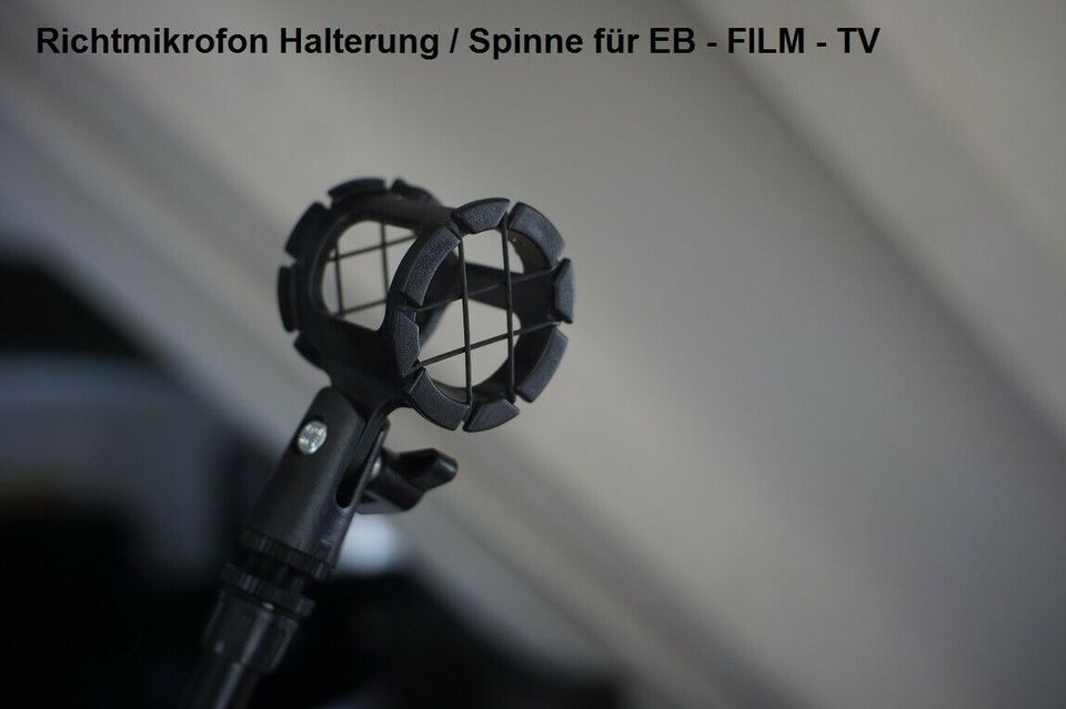 Richtmikrofon Halterung - Spinne für Tonangel / EB - FILM - TV in ... Richtmikrofon Halterung - Spinne für Tonangel / EB - FILM - TV in ...