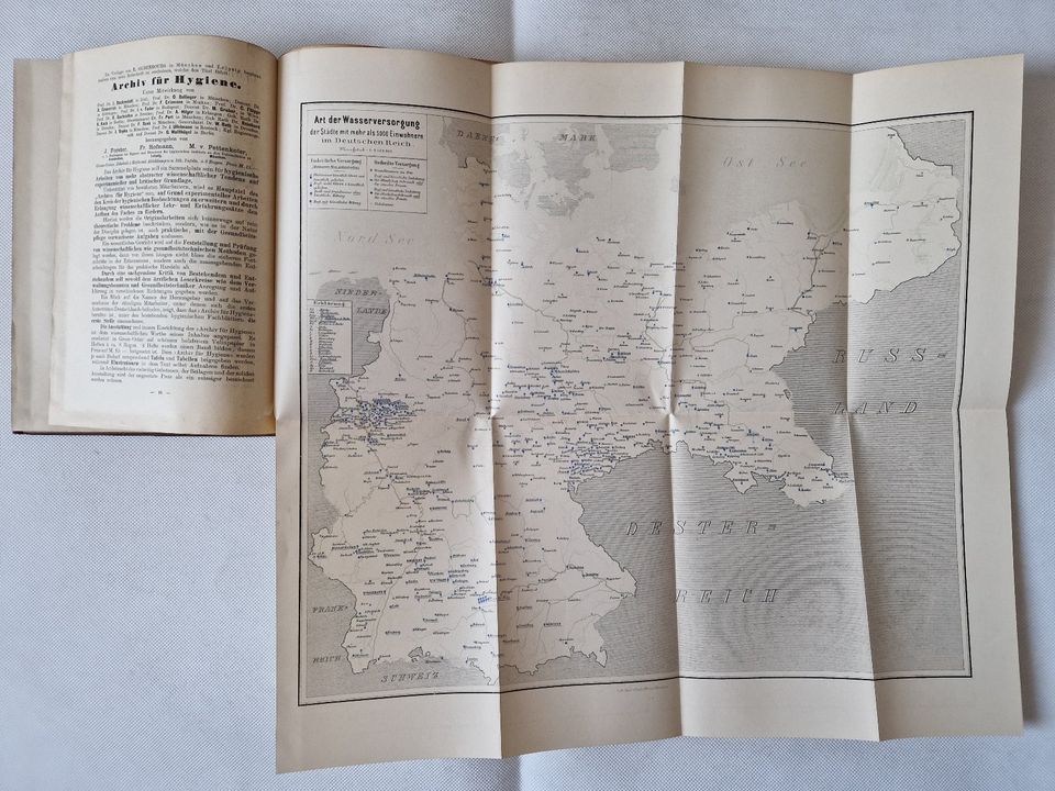 Die Art der Wasserversorgung der Städte des Deutchen Reiches 1883 in ... Die Art der Wasserversorgung der Städte des Deutchen Reiches 1883 in ...